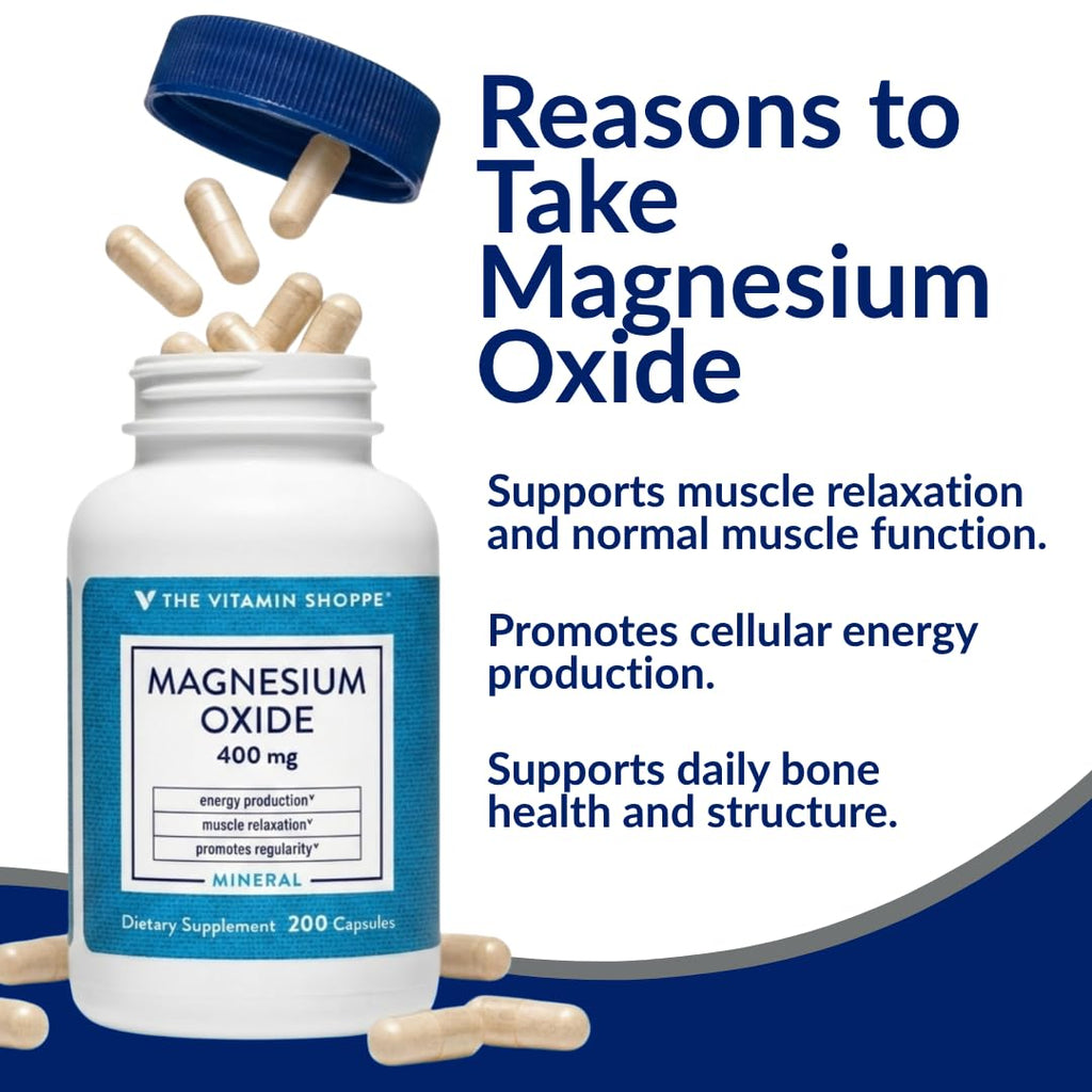 magnesium oxide supports heart health