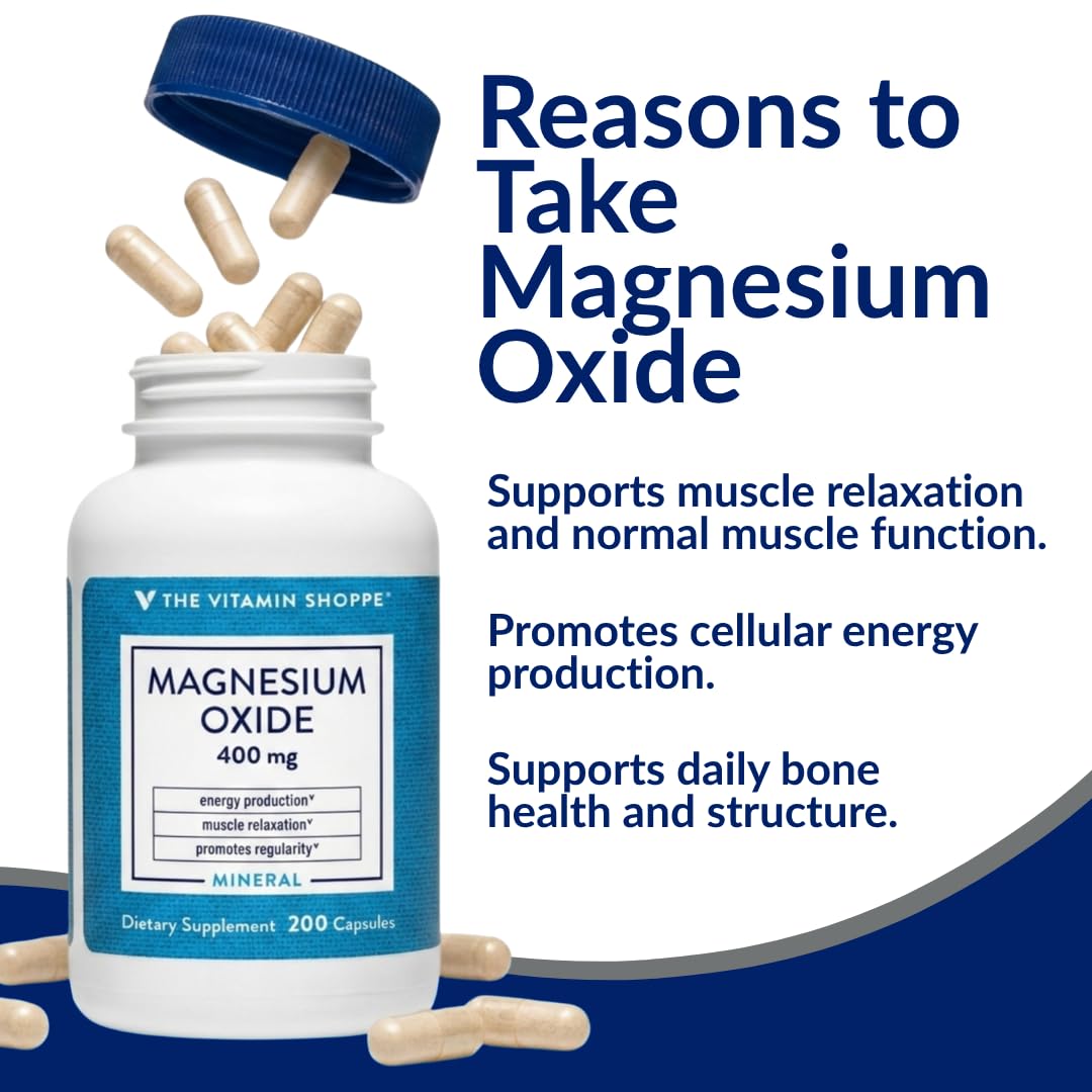 magnesium oxide supports heart health