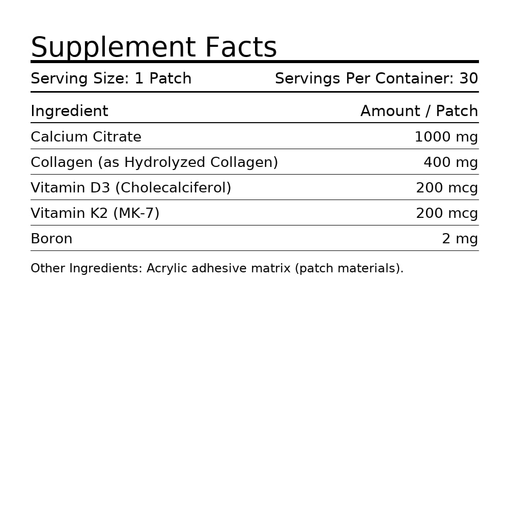 magnesium patch for joint relief