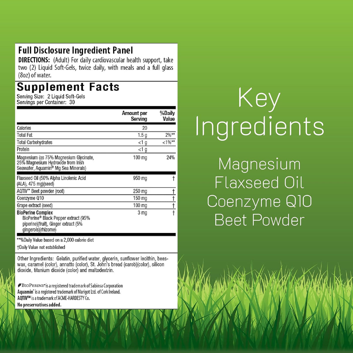 Magnesium plus beets for heart health