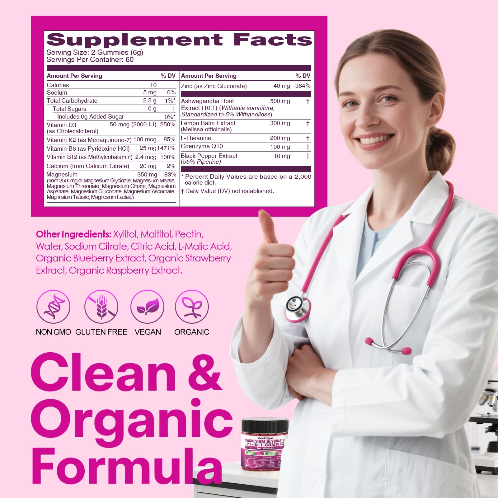 magnesium powder alternative in gummy form
