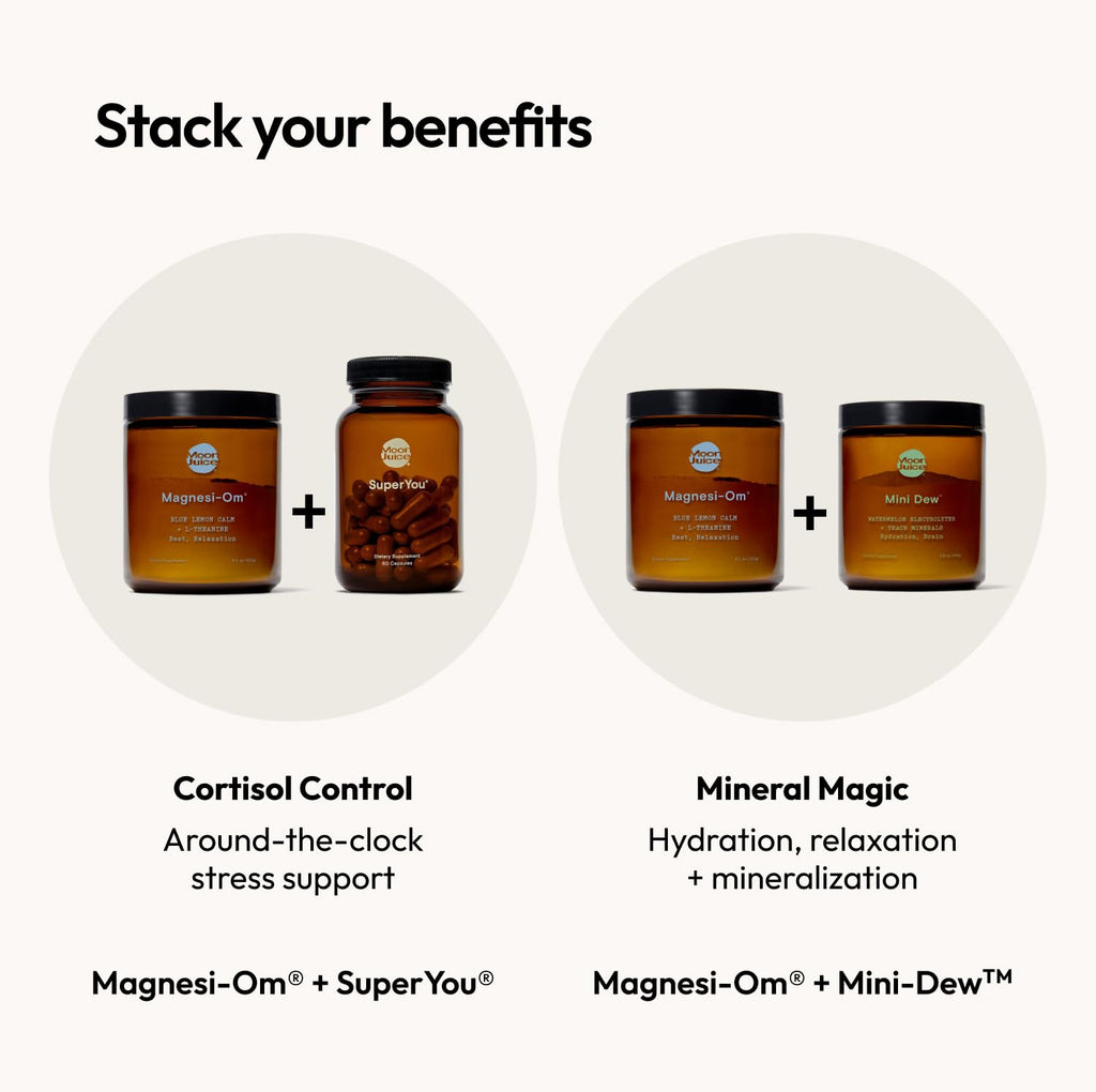 Magnesium powder for a restful night
