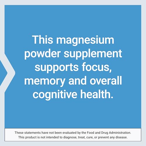 Magnesium powder for better brain function