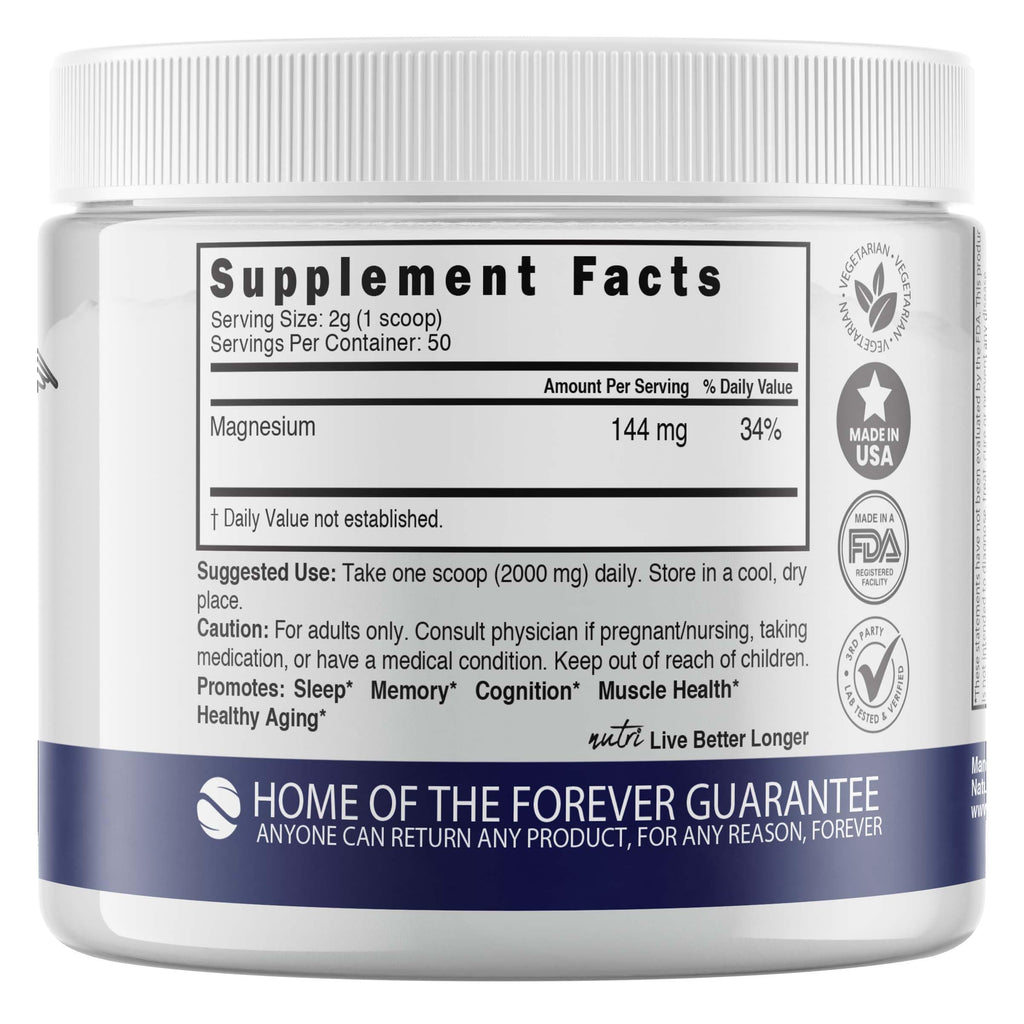 magnesium powder for cognitive function