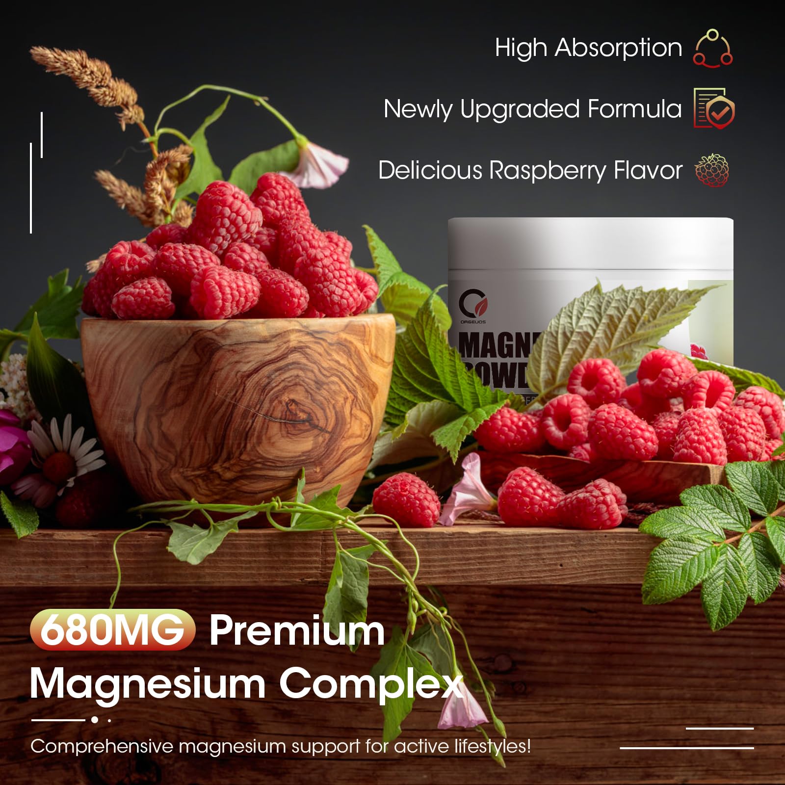 magnesium powder for daily health support