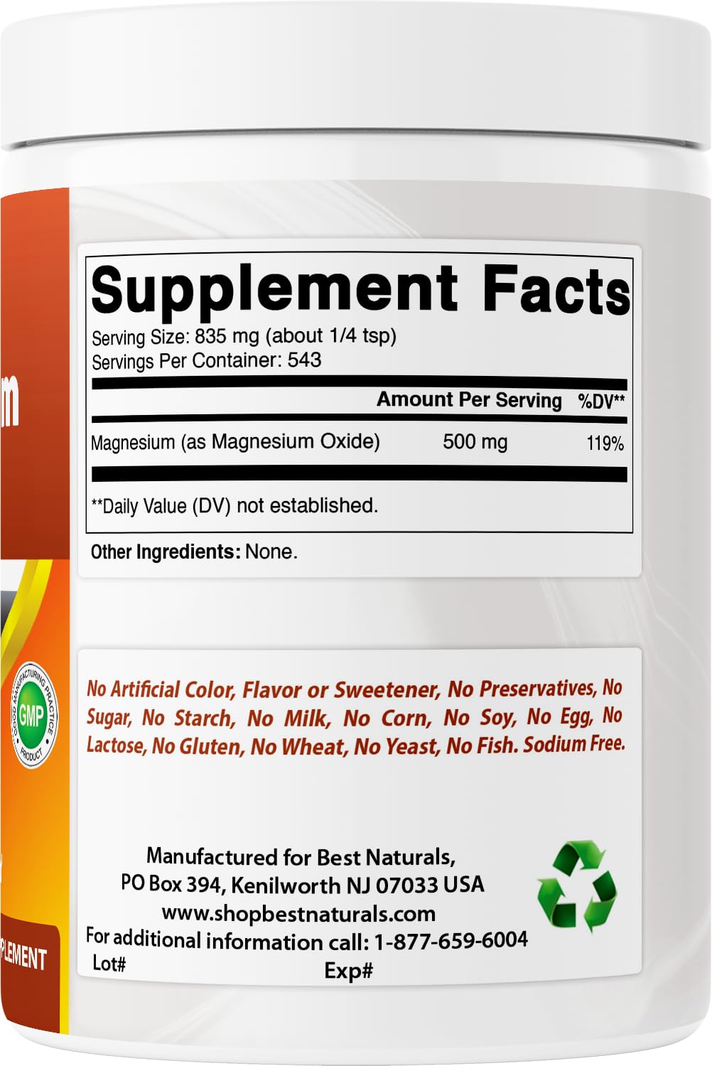 magnesium powder for daily wellness