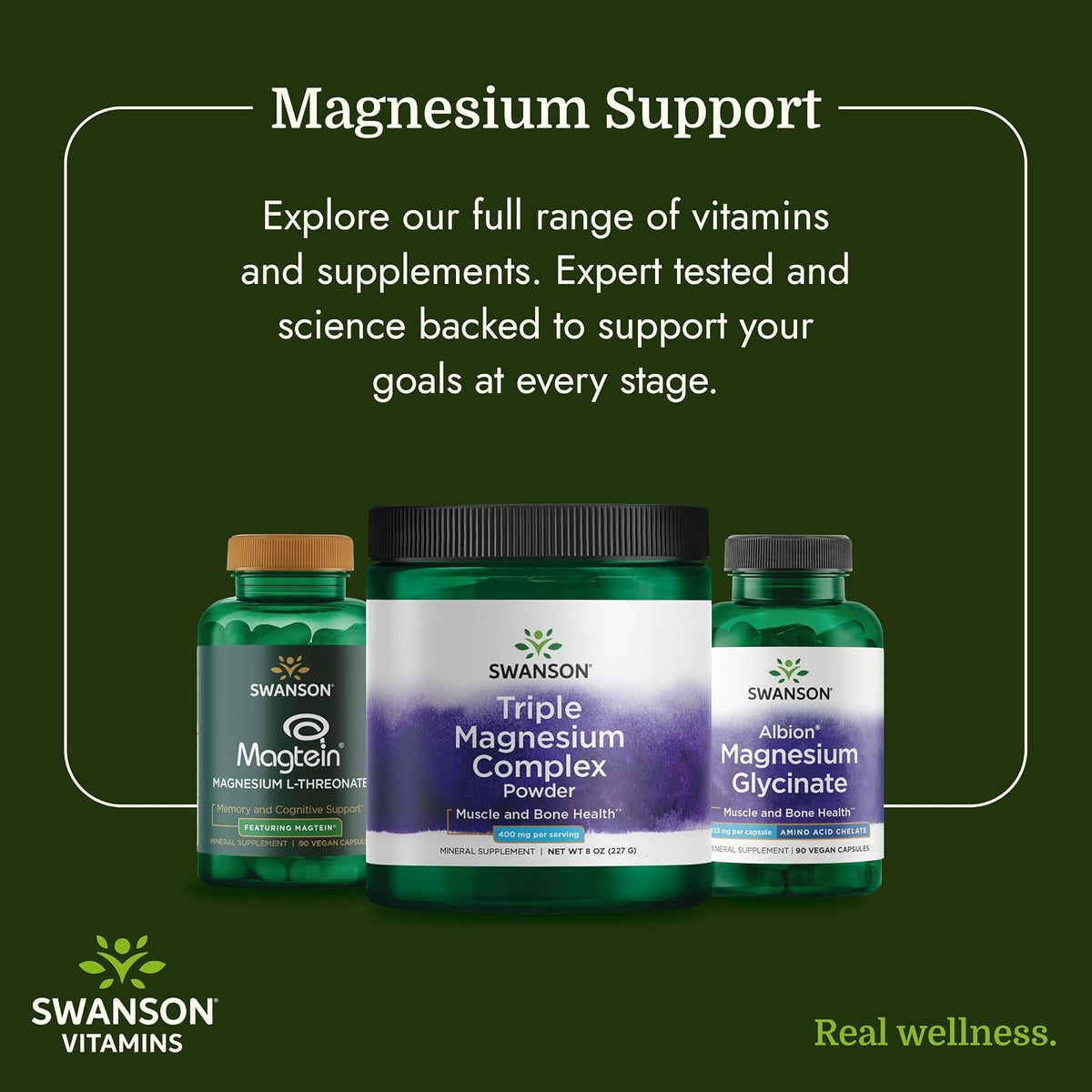Magnesium powder for daily wellness