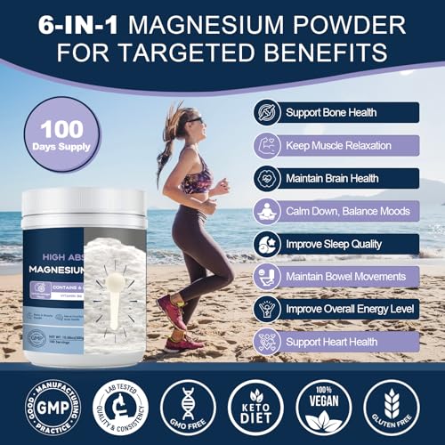 magnesium powder for heart health support