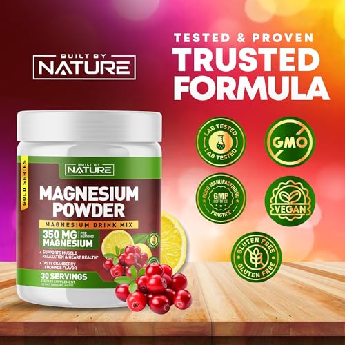 Magnesium powder for improved mood