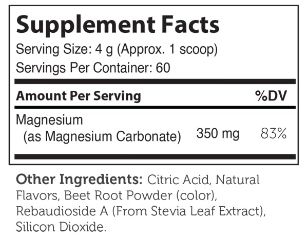 magnesium powder for improved sleep quality