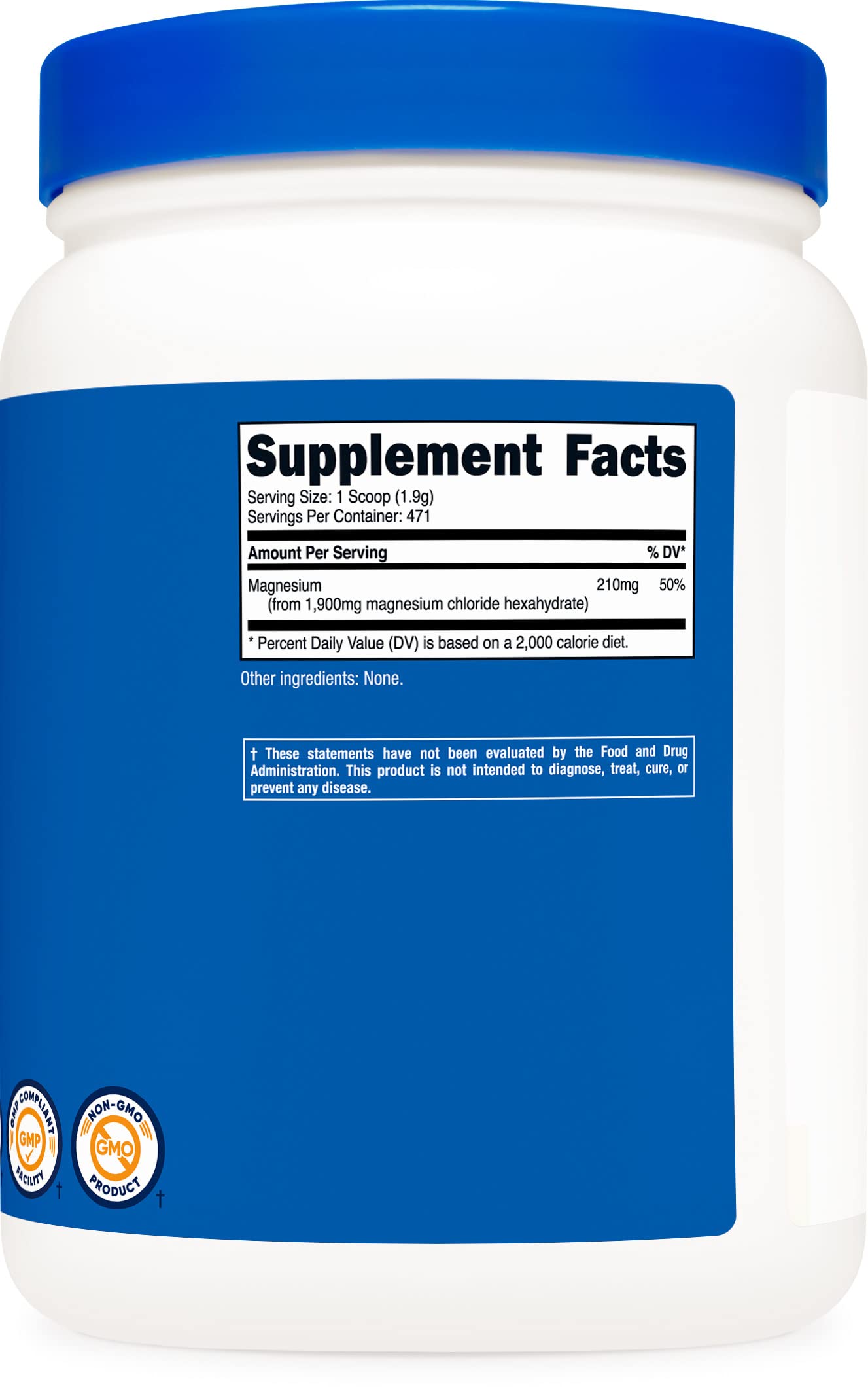 Magnesium powder for muscle relaxation