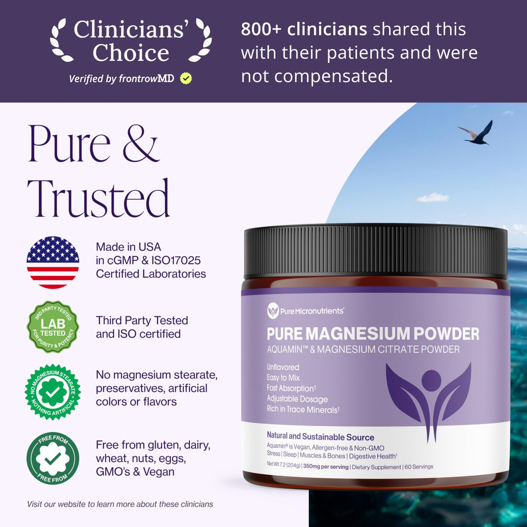 magnesium powder for overall health