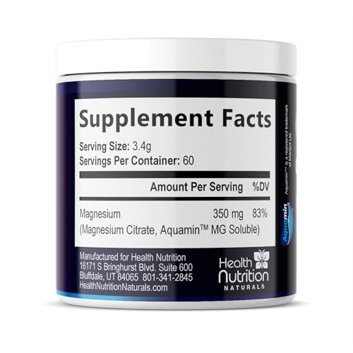 magnesium powder for stress relief