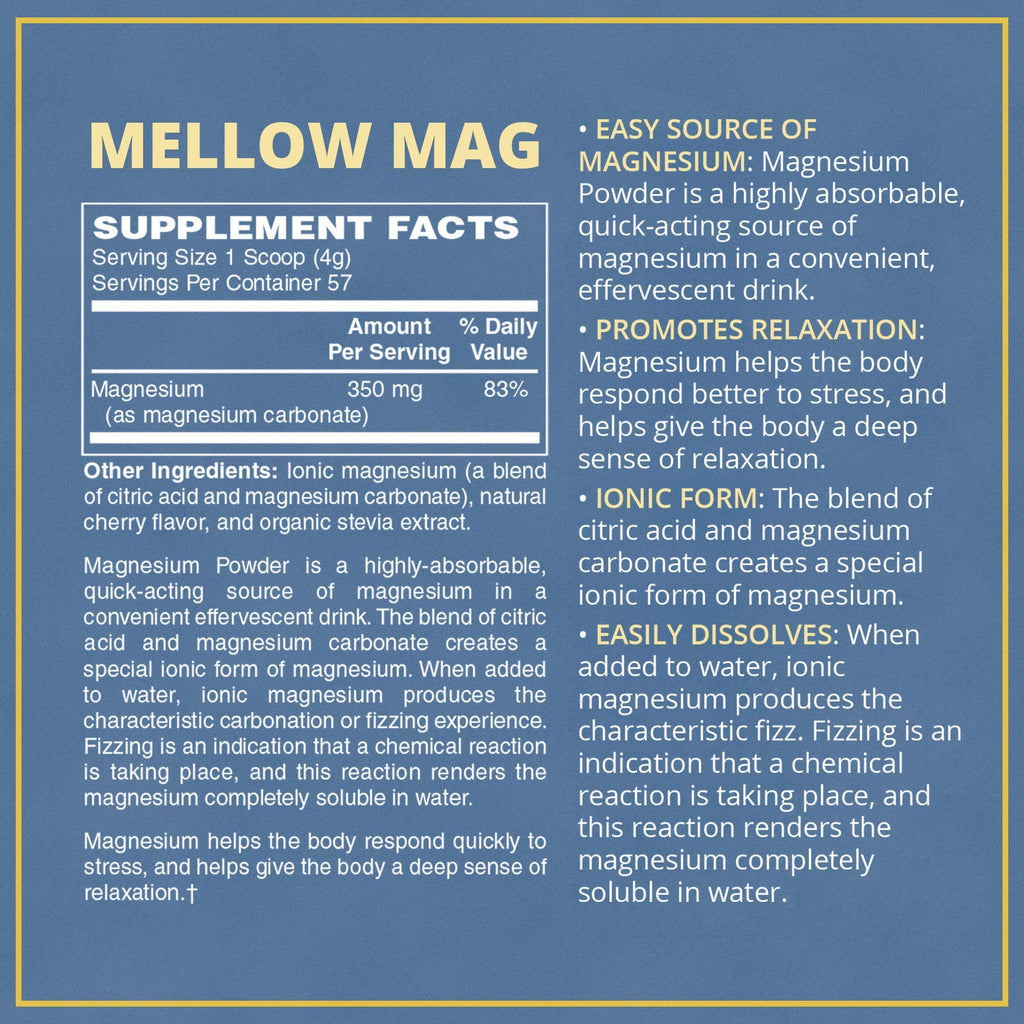 magnesium powder for total relief