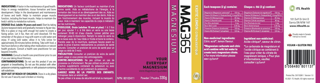 magnesium powder to support overall health