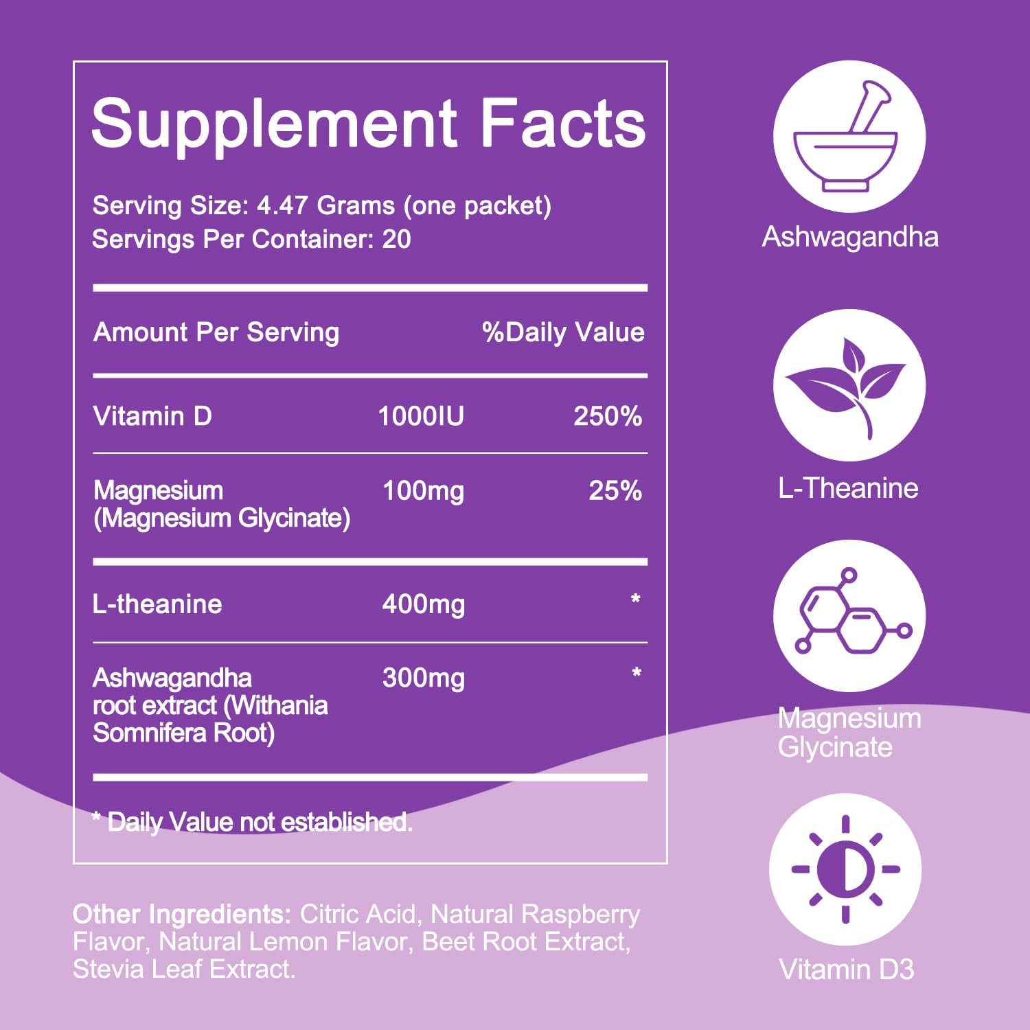 magnesium powder with L-Theanine benefits
