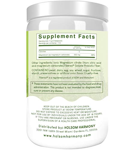 magnesium powder with prebiotics benefits