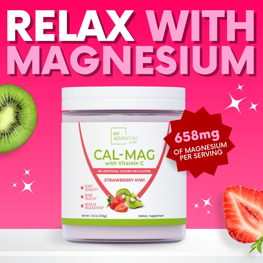 magnesium powder with strawberry kiwi flavour