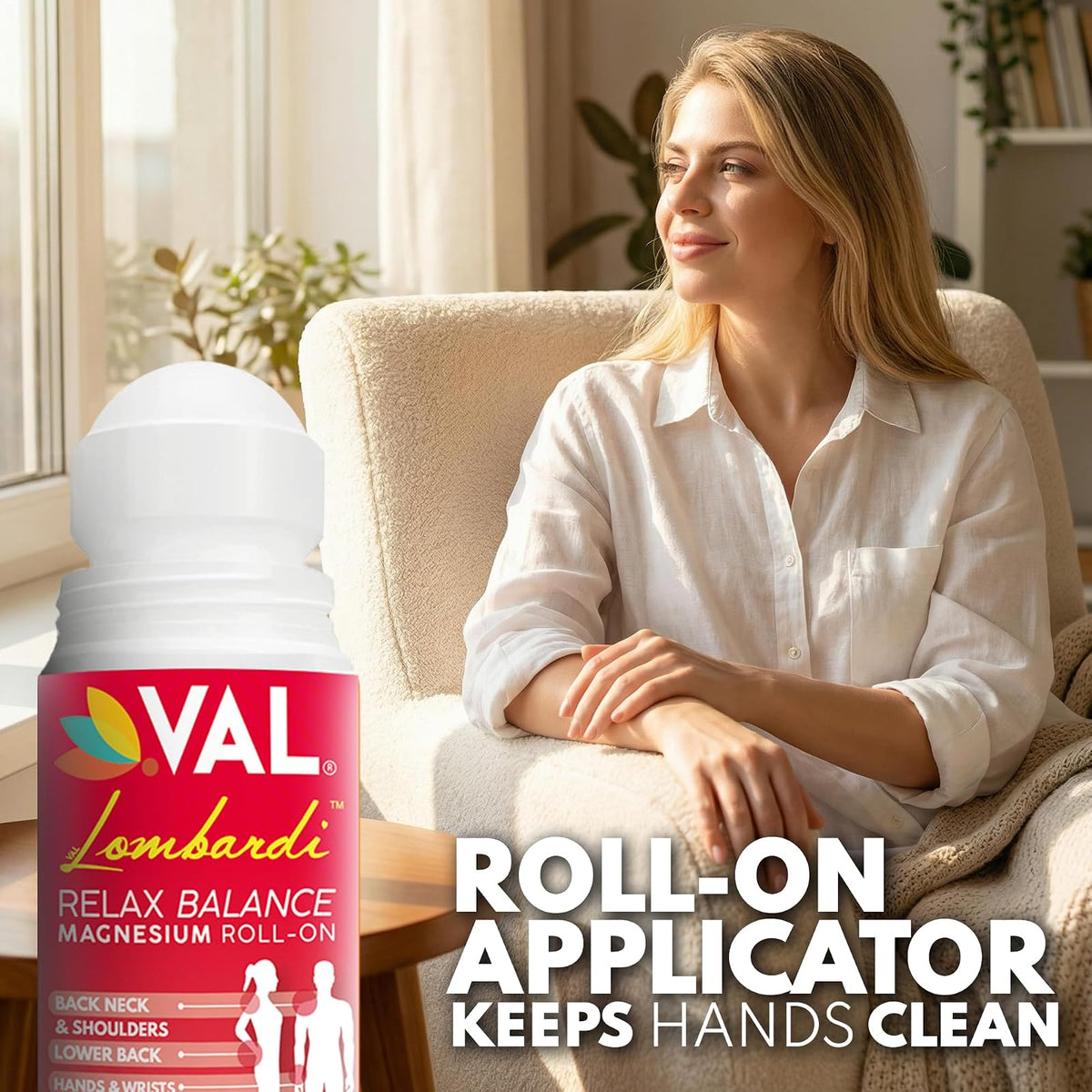 magnesium roll-on for targeted pain relief