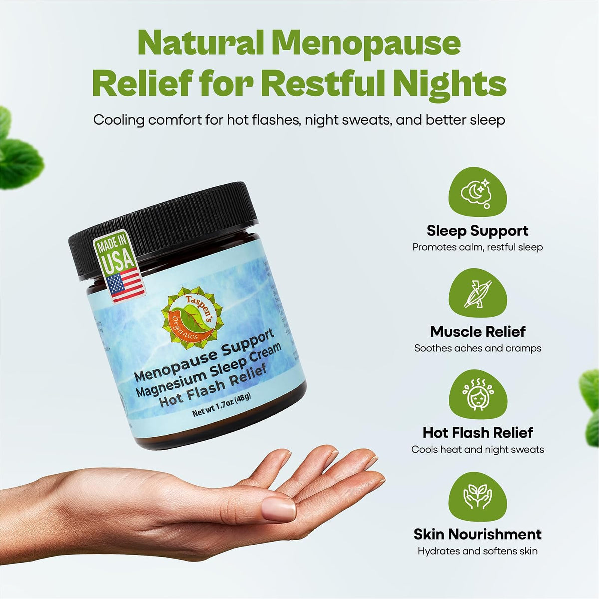 magnesium sleep cream for menopause