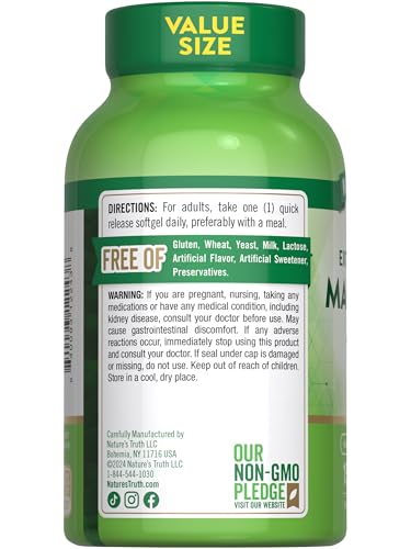 magnesium softgels for convenient dosing