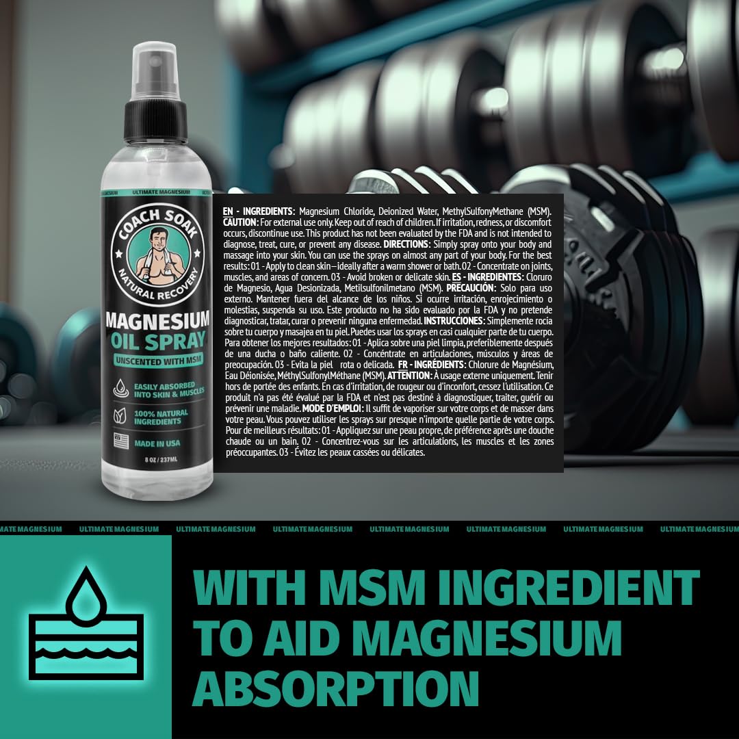 magnesium spray for a restful night