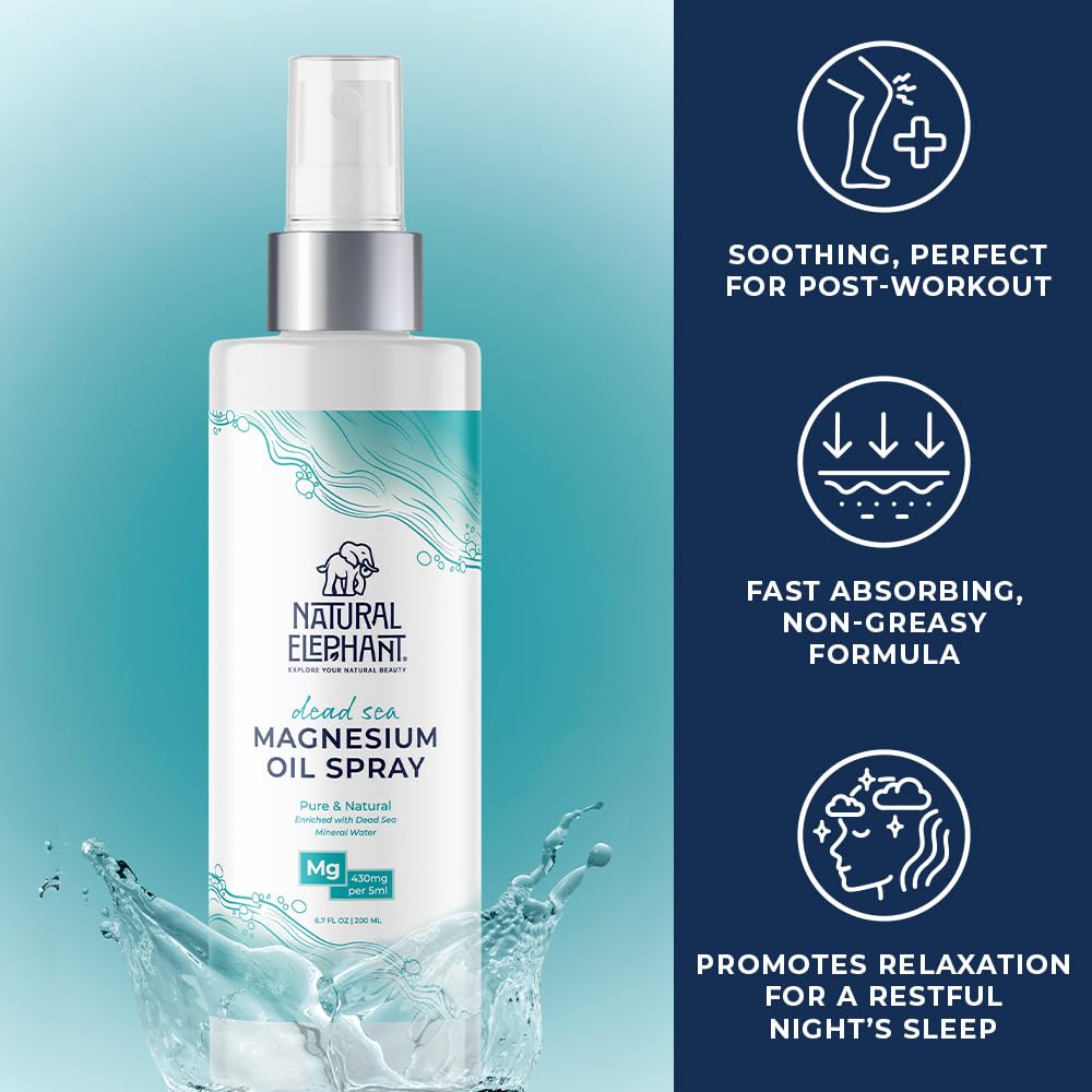 Magnesium spray for better sleep