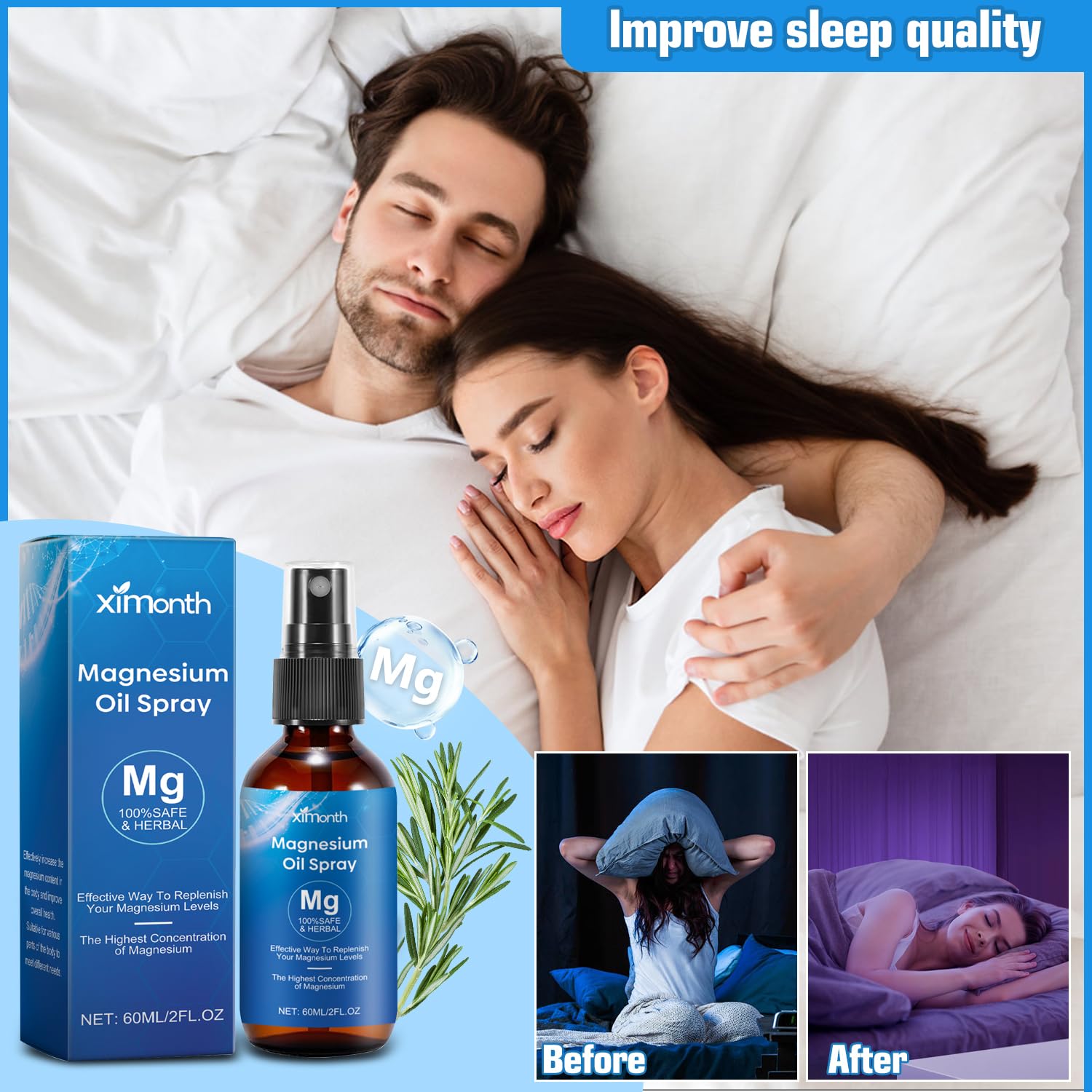 magnesium spray for better sleep