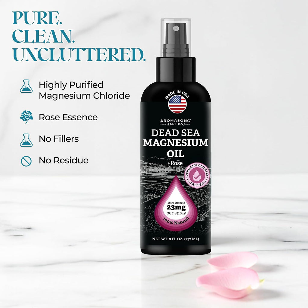 Magnesium spray for better sleep
