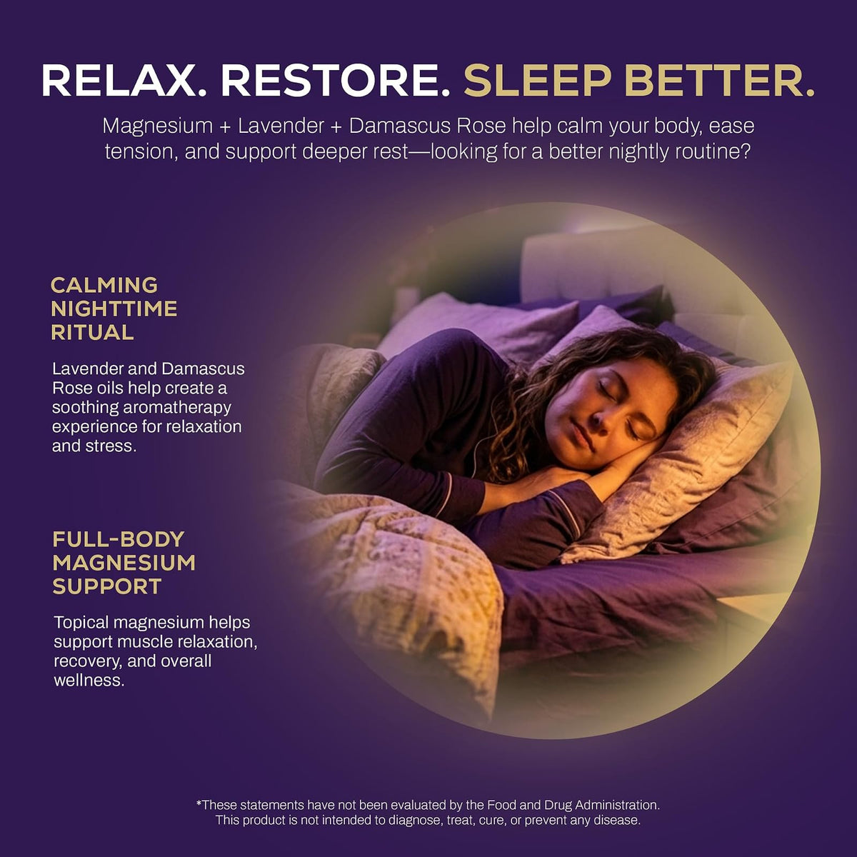 magnesium spray for better sleep