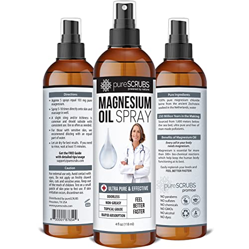 Magnesium spray for muscle relaxation