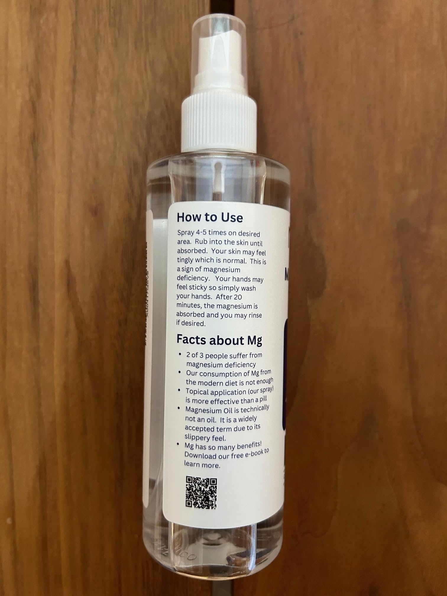 magnesium spray for tension relief and relaxation