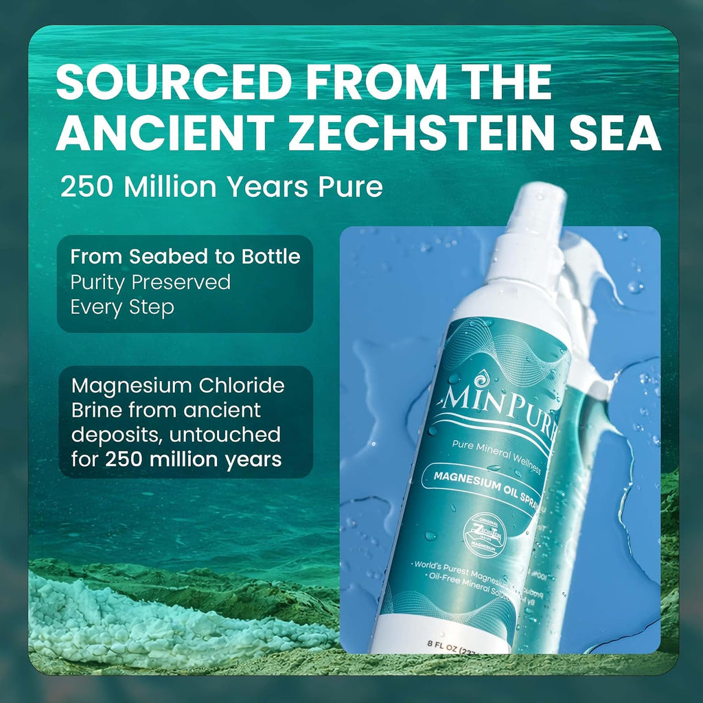 Magnesium spray to ease tension