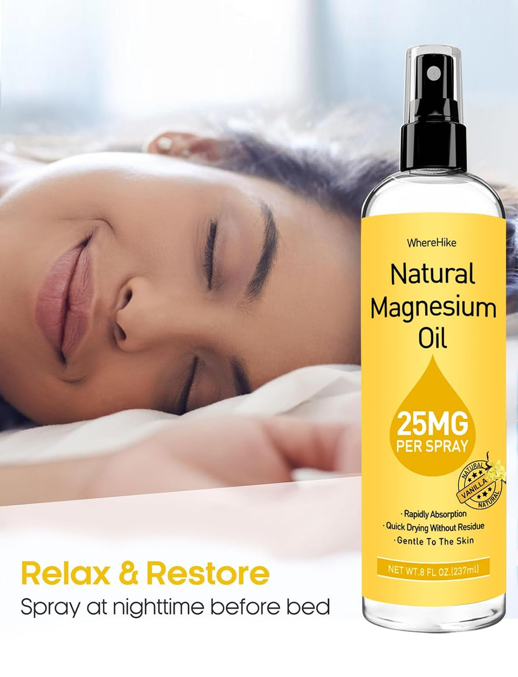 magnesium spray to improve sleep quality