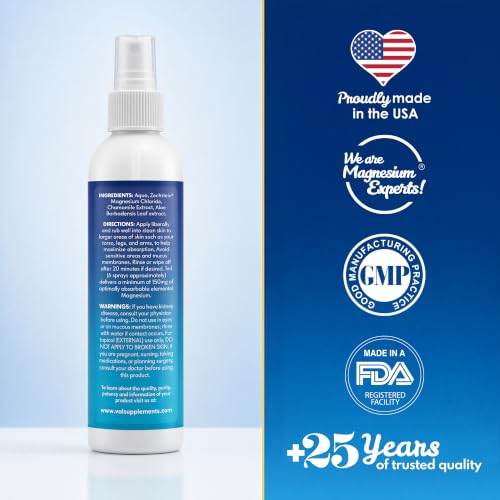 Magnesium spray with chamomile extract