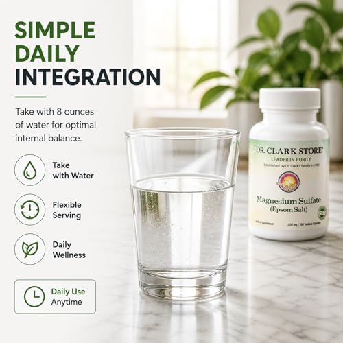 Magnesium sulfate for overall health