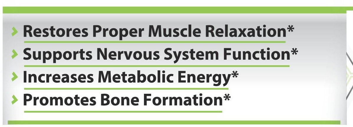 Magnesium supplement for active lifestyles