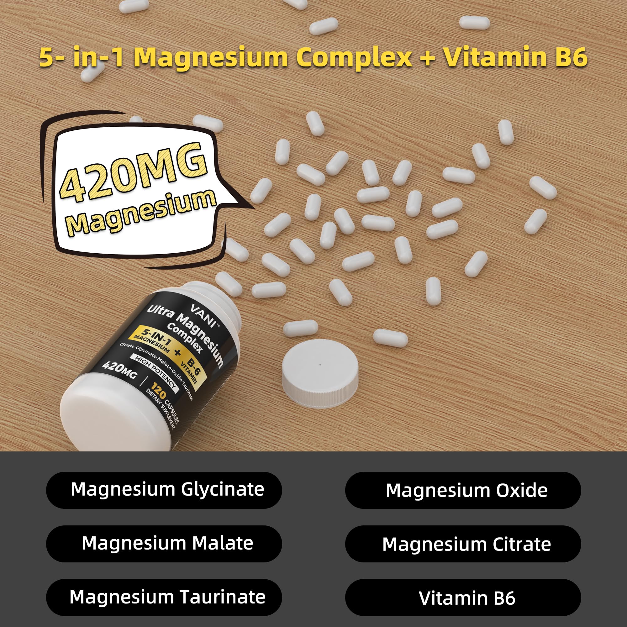 Magnesium supplement for active lifestyles