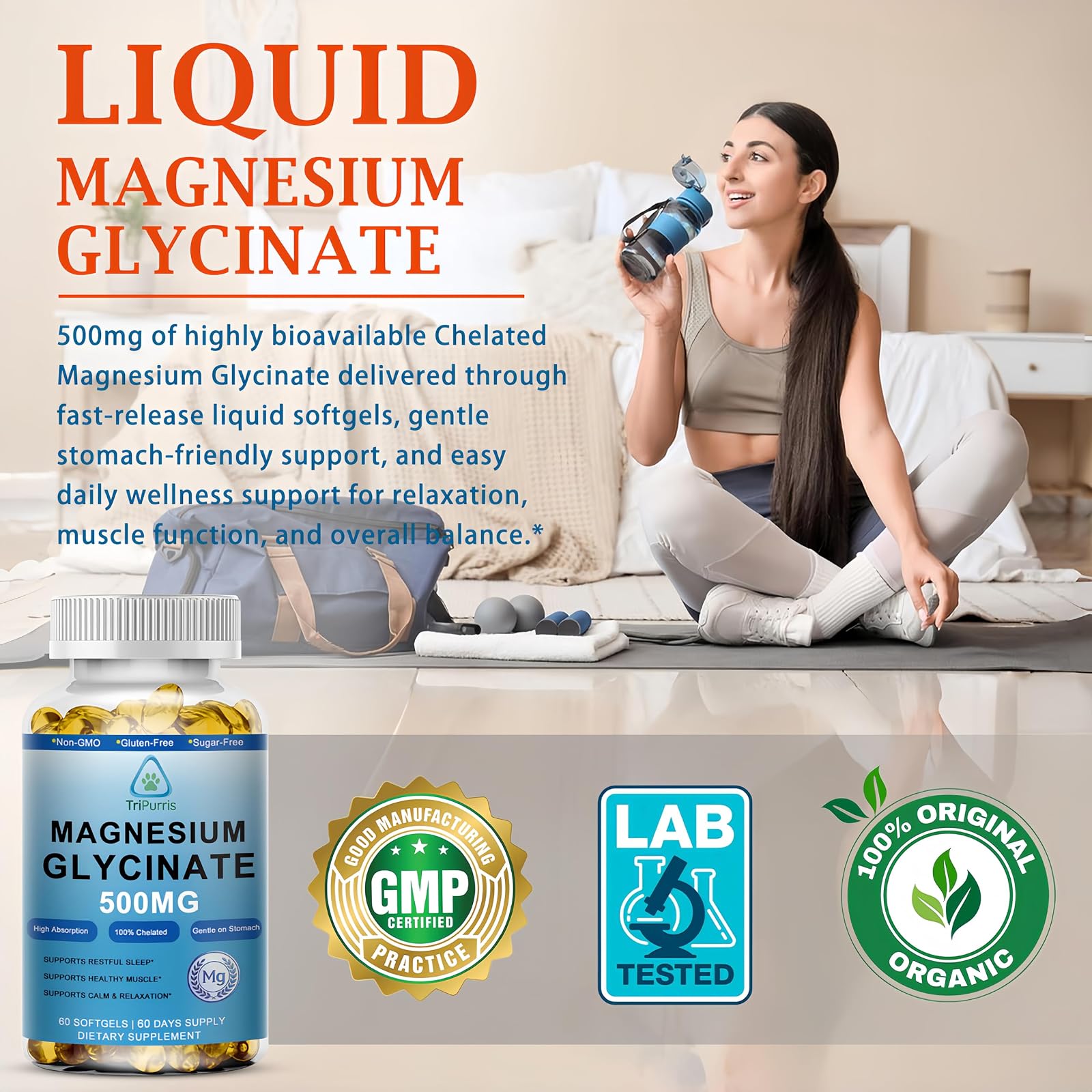 Magnesium supplement for better sleep