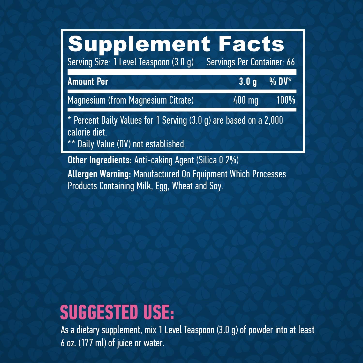 magnesium supplement for daily health