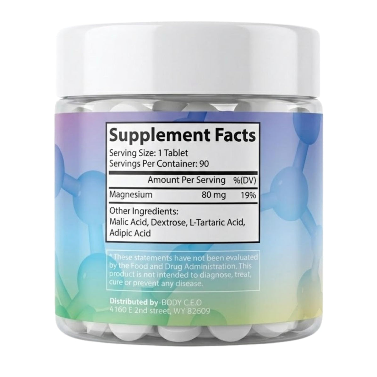 Magnesium supplement for energy boost