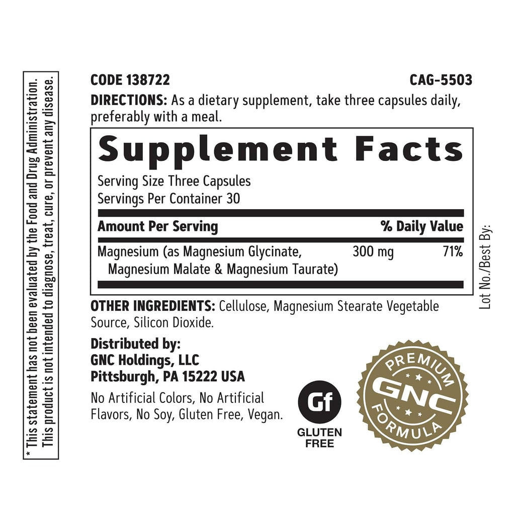 Magnesium supplement for muscle health