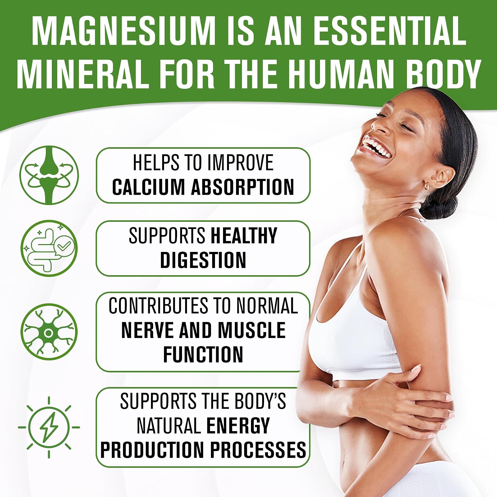 Magnesium supplement for muscle relaxation