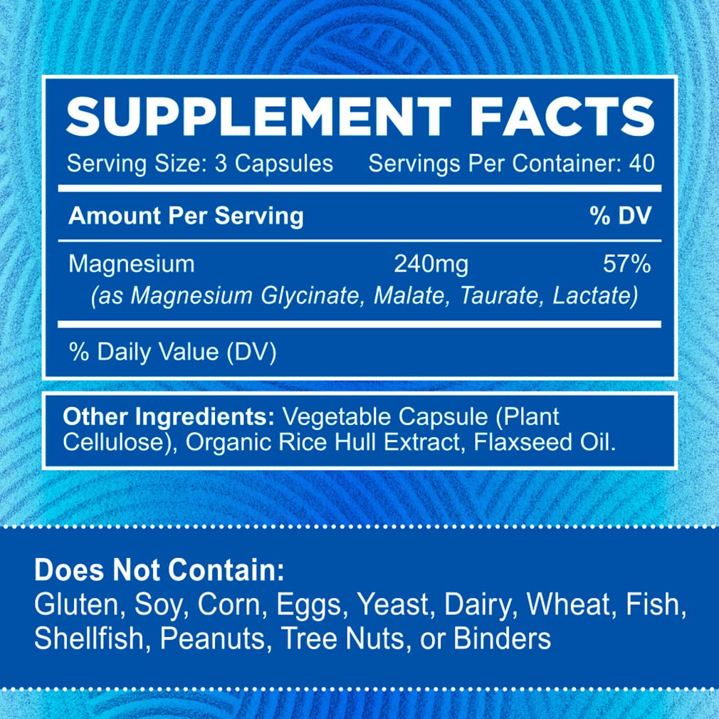 Magnesium supplement for overall health