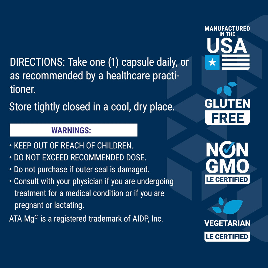 Magnesium supplement for overall health