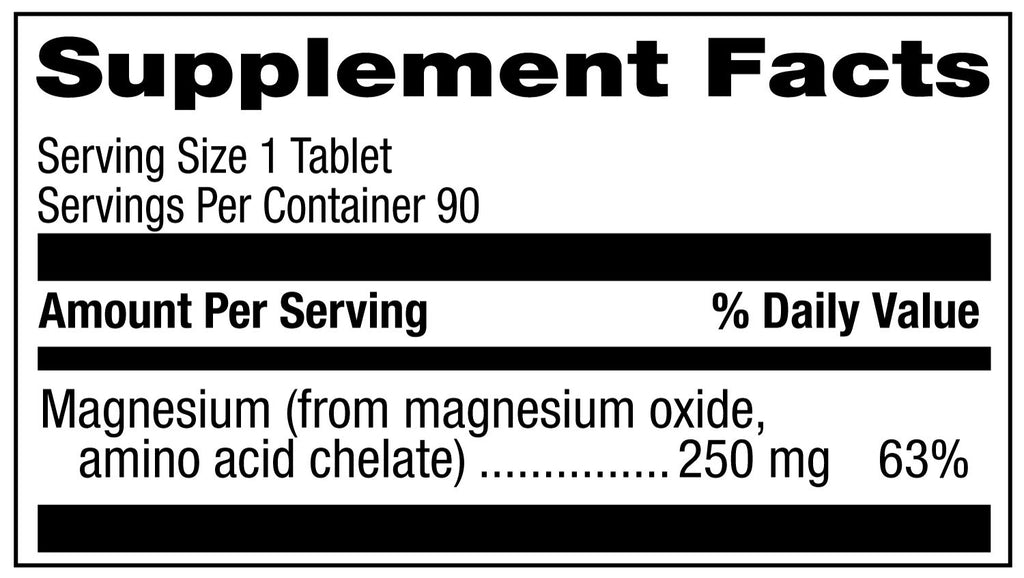 Magnesium supplement for stress relief