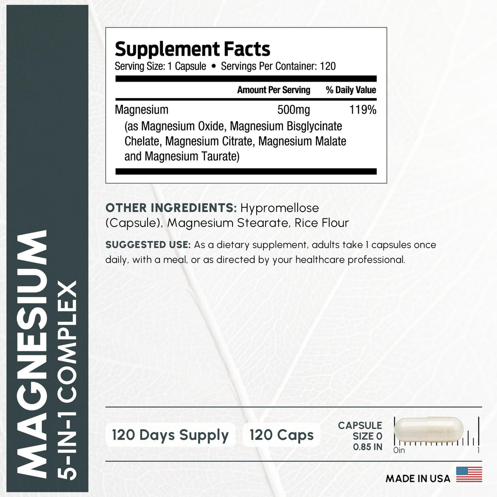 magnesium supplement for stress relief