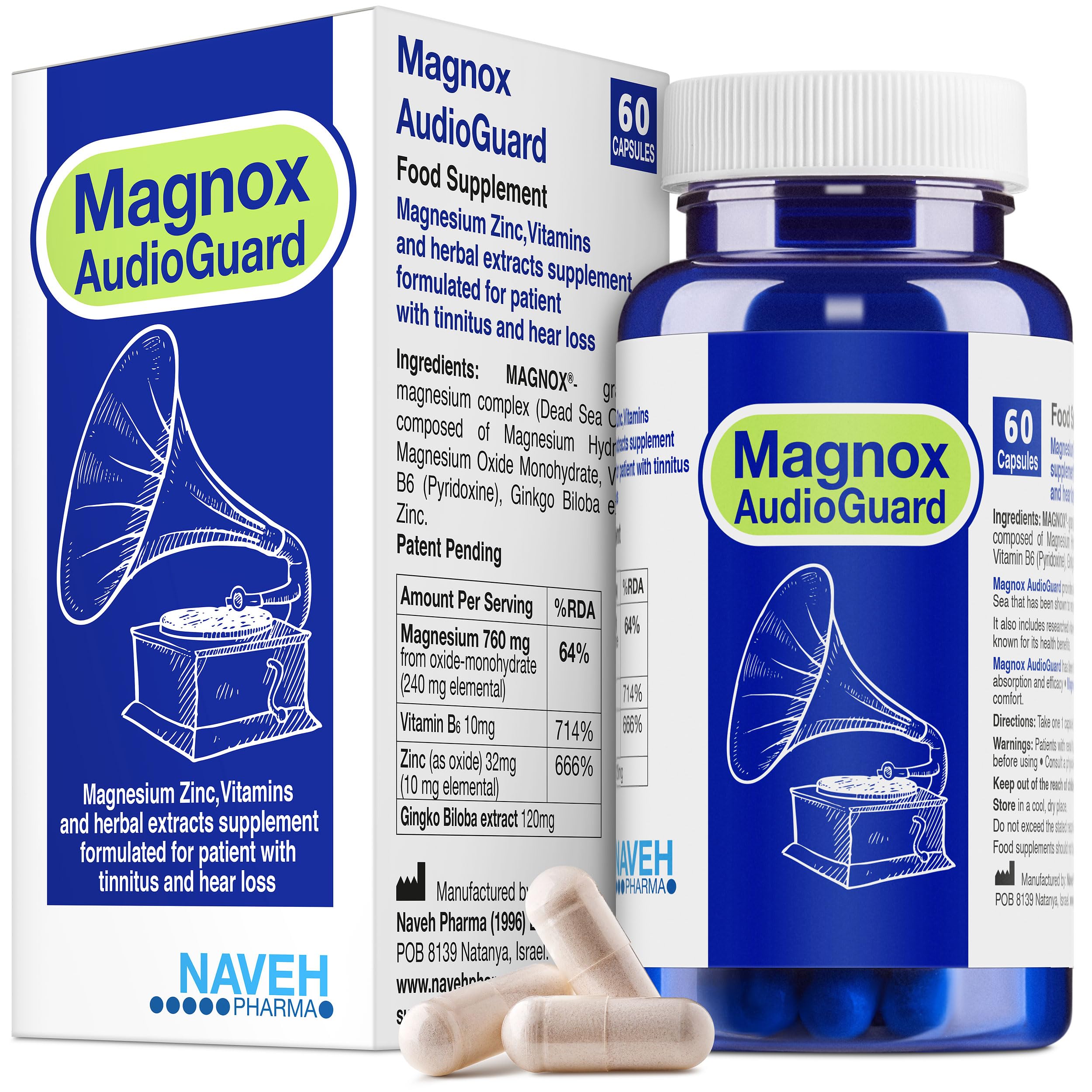 Magnesium supplement for tinnitus relief
