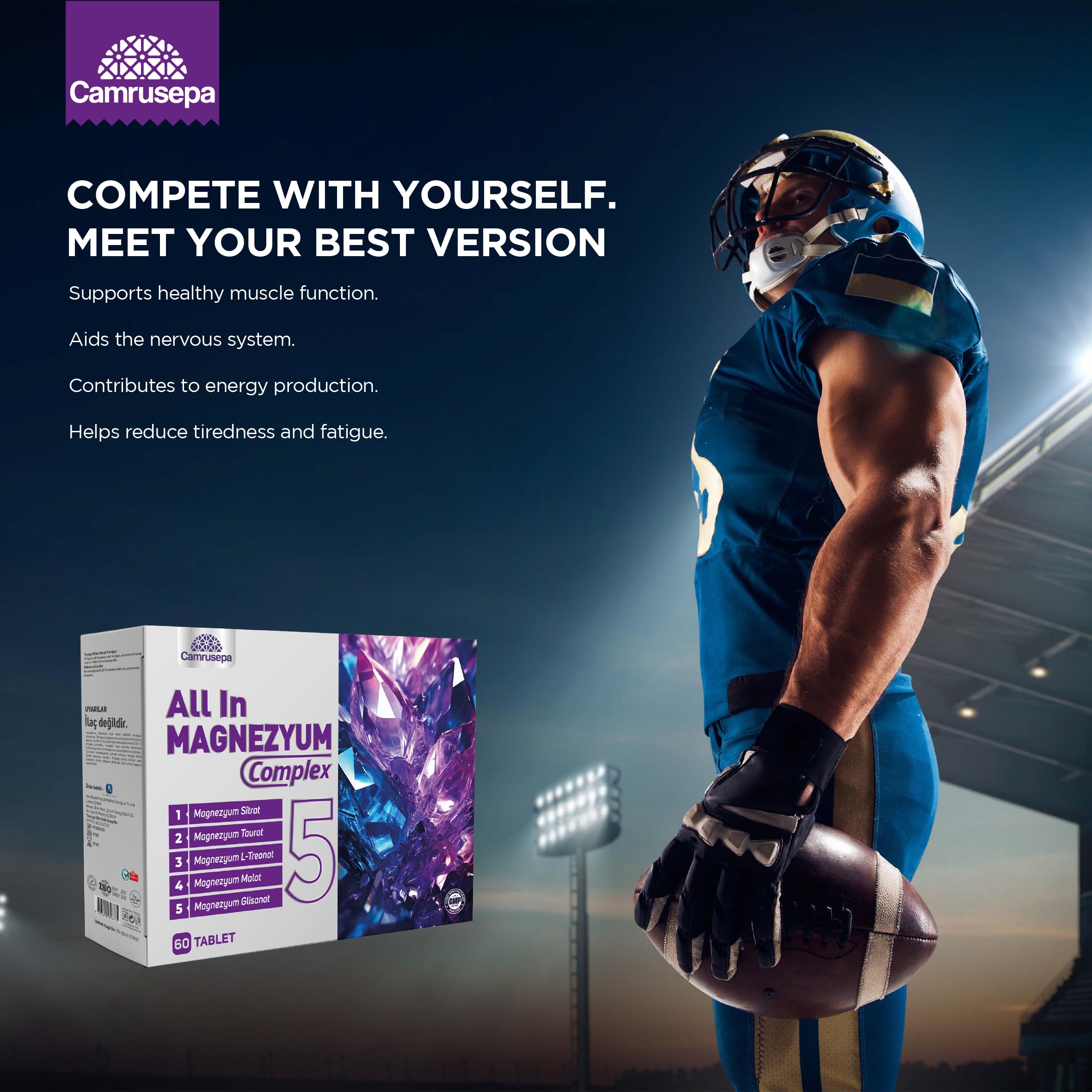 Magnesium supplement for total relief