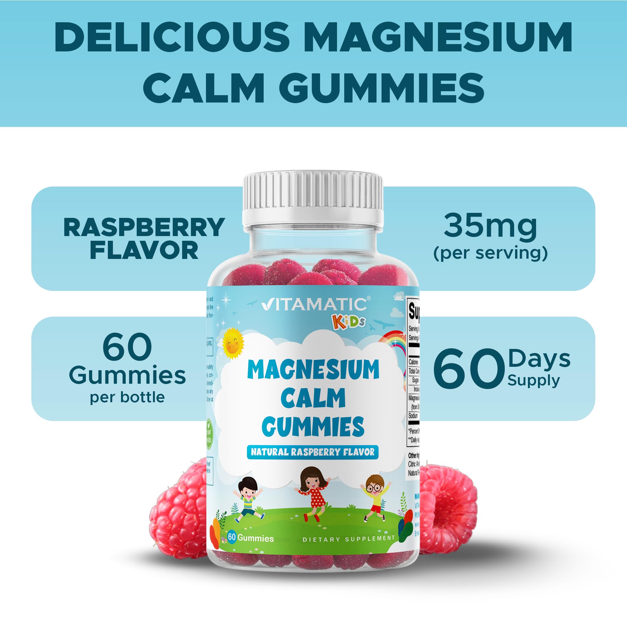 Magnesium support for growing children